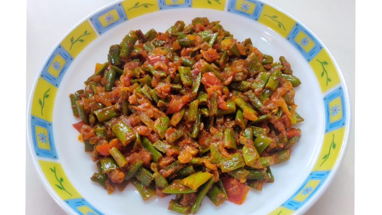 श्रावण घेवडा भाजी | Shravan ghevada recipe | farasbee sabji | beans ...