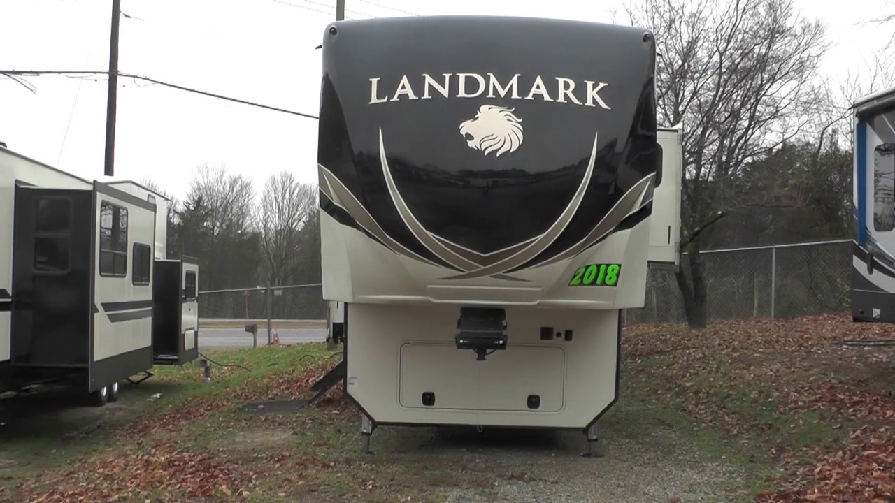 2018 Heartland Landmark 365 ''NEWPORT'' Fifth Wheel RV - YouTube