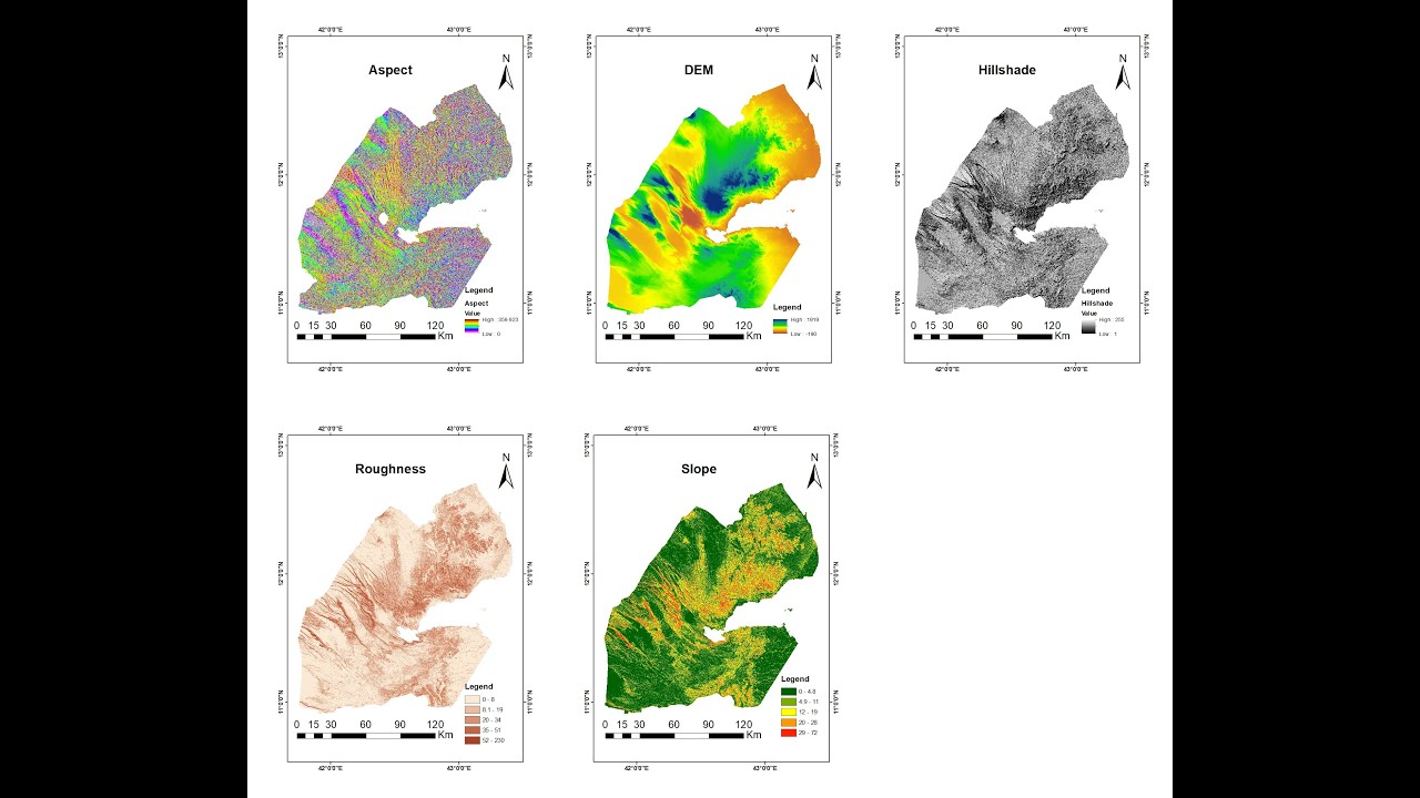 How to download DEM, Slope, Roughness, Aspect Map from OpenTopography ...