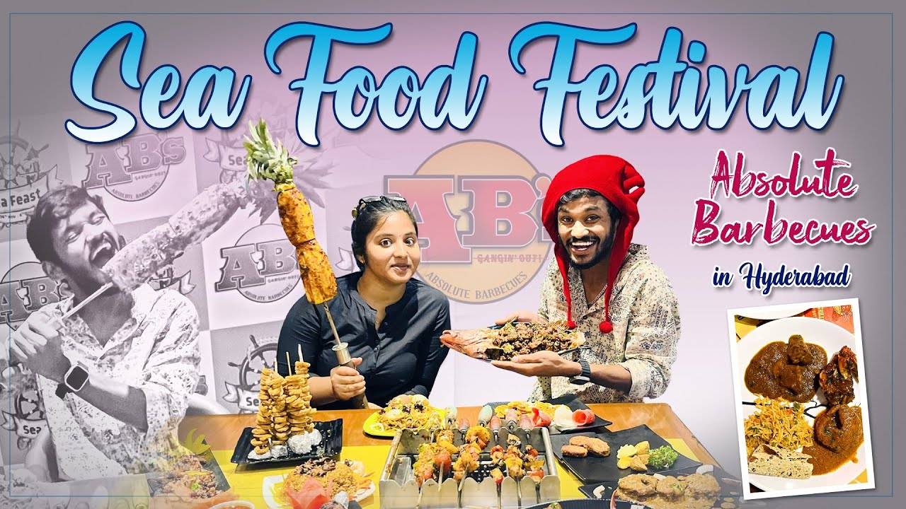 Sea Food Festival in ABSOLUTE BBQ #hyderabad - YouTube
