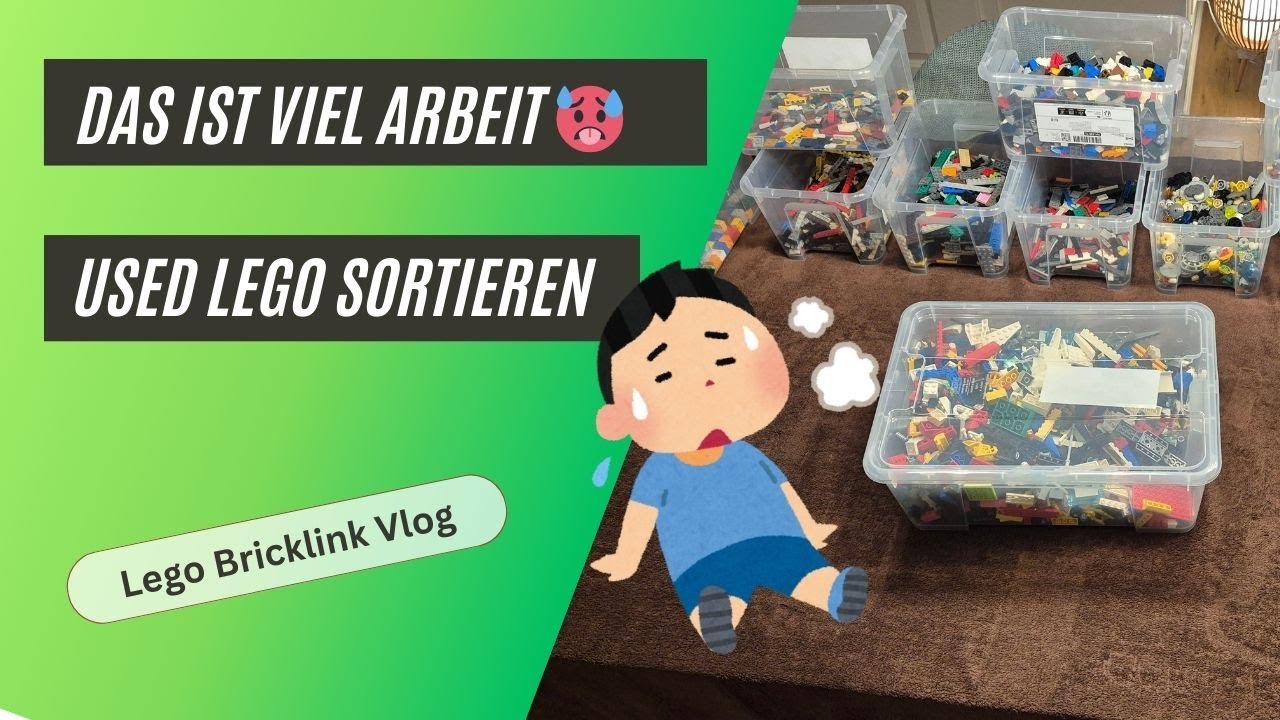 DAS IST NICHT SO EINFACH WIE GEDACHT 🥵 - Lego sortieren - Ich hoffe der ...