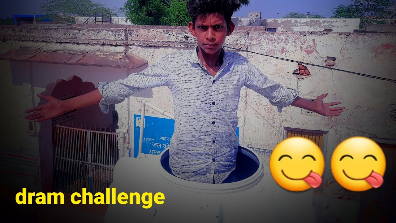 challenge in dram वाटरटैंक की चुनौती 🥺 - YouTube