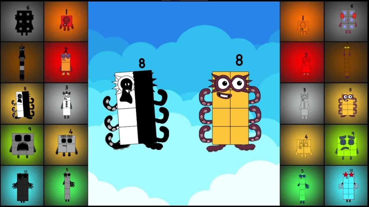 Numberblocks Band (1-10) Uncanny vs Negative: Who Will Rule! - YouTube