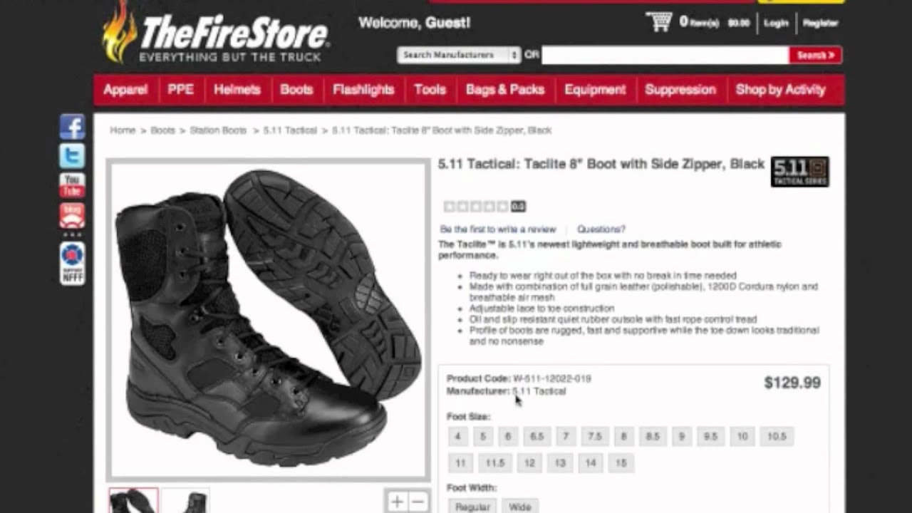 Navigating the new TheFireStore.com Website! - YouTube