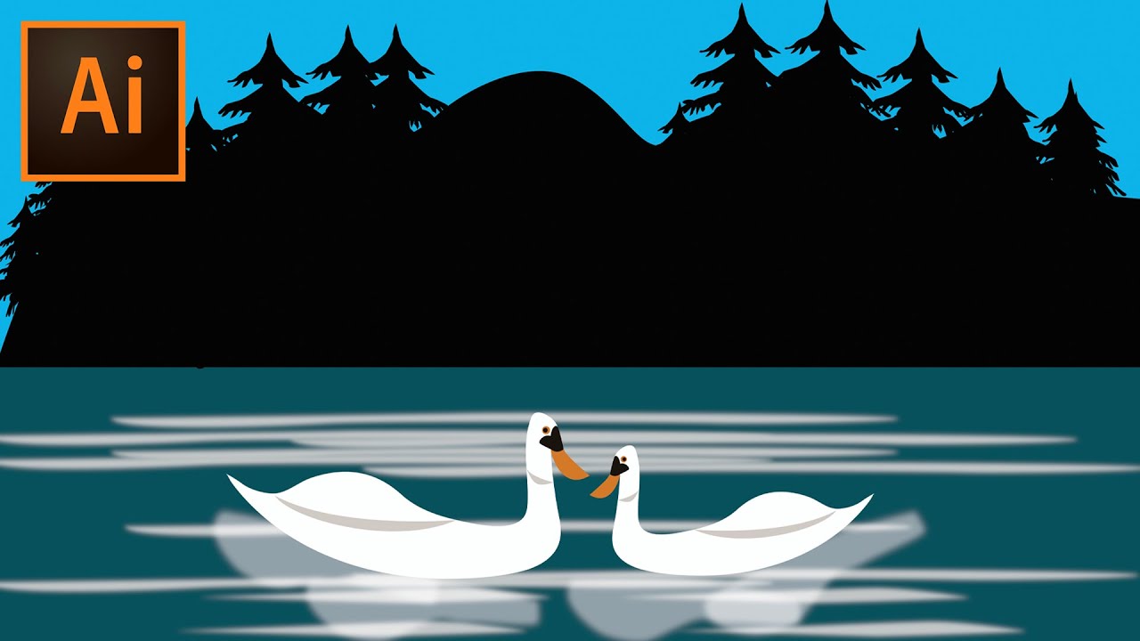 Easy Vector Art Work In Adobe Illustrator. - YouTube