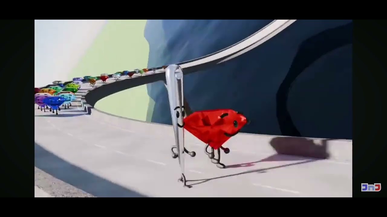 BFDIA NPC running scene - YouTube