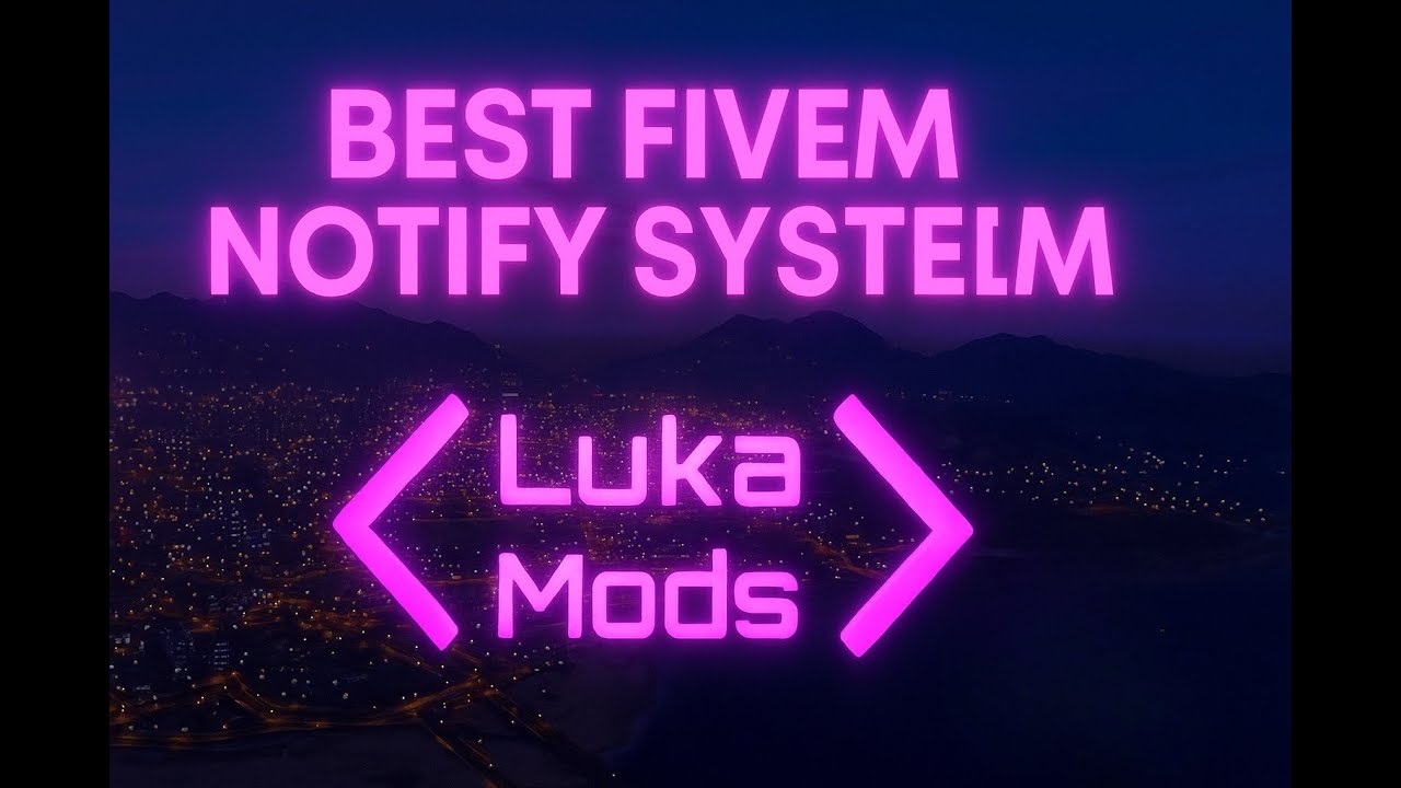 BEST FIVEM NOTIFY SYSTEM WITH MODERN UI PROGRESSBAR AND HELP NOTIFY - YouTube
