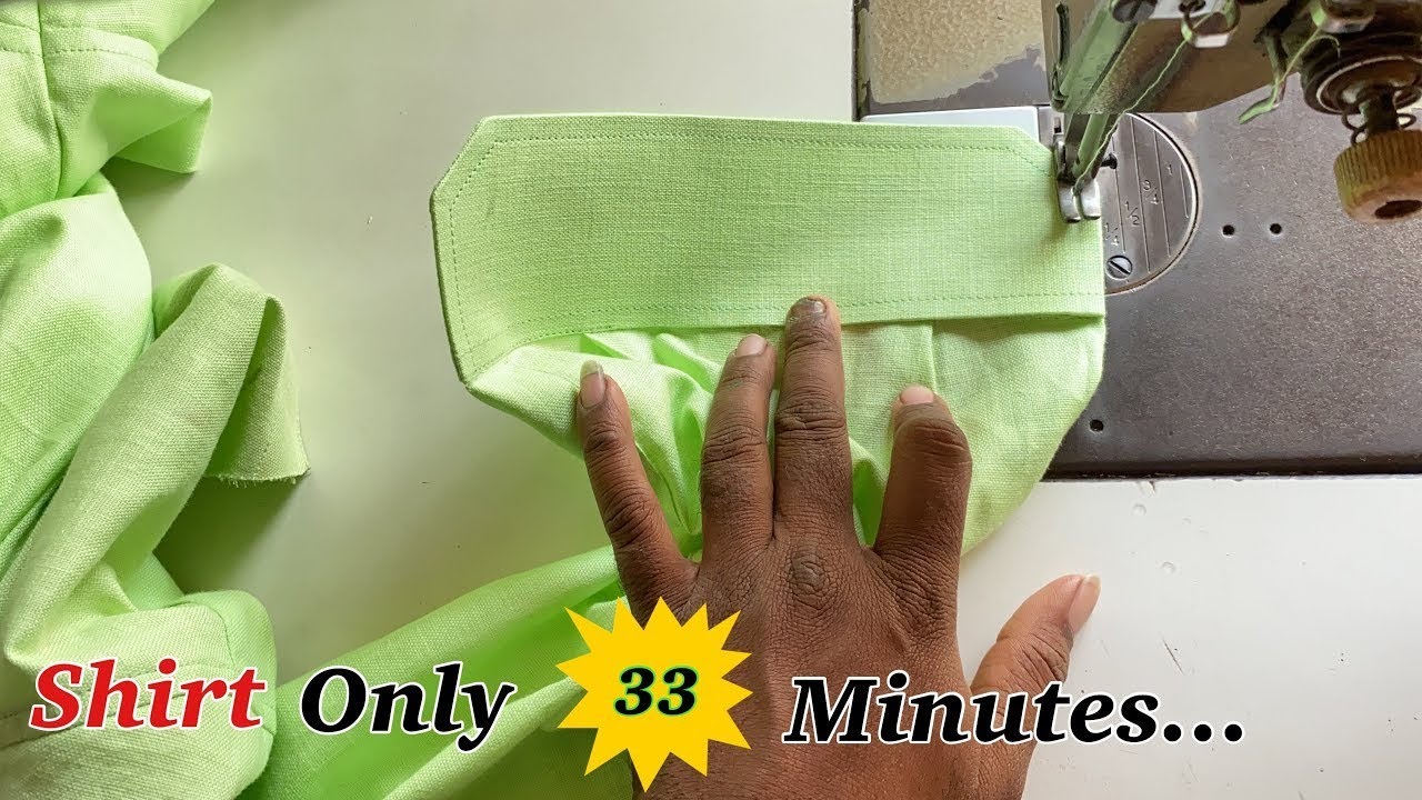 Shirt full stitching easy steps | Gent's shirt full Stitching easy ...