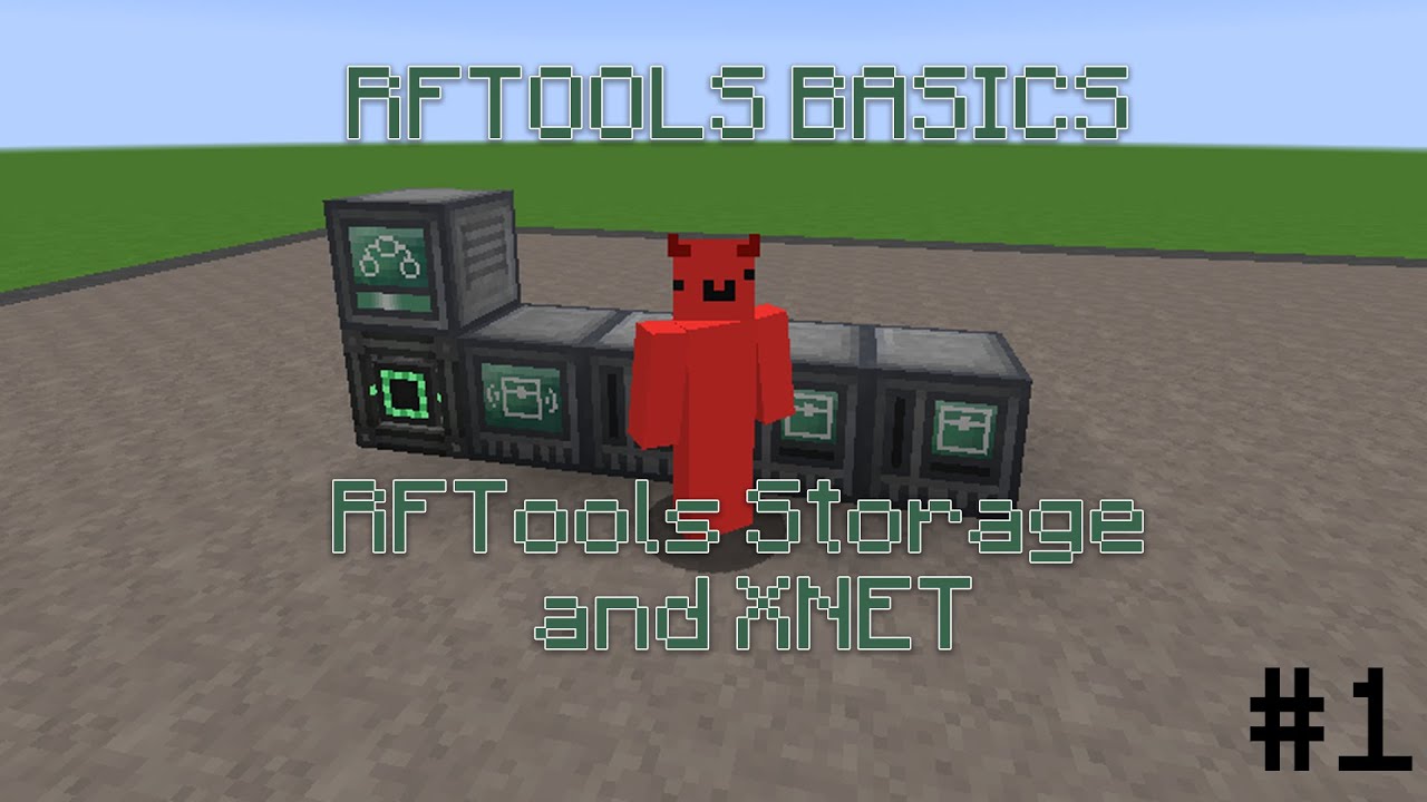 RFTools Basics | RFTools Storage and XNet 1.16.5 (Part 1) #1 - YouTube