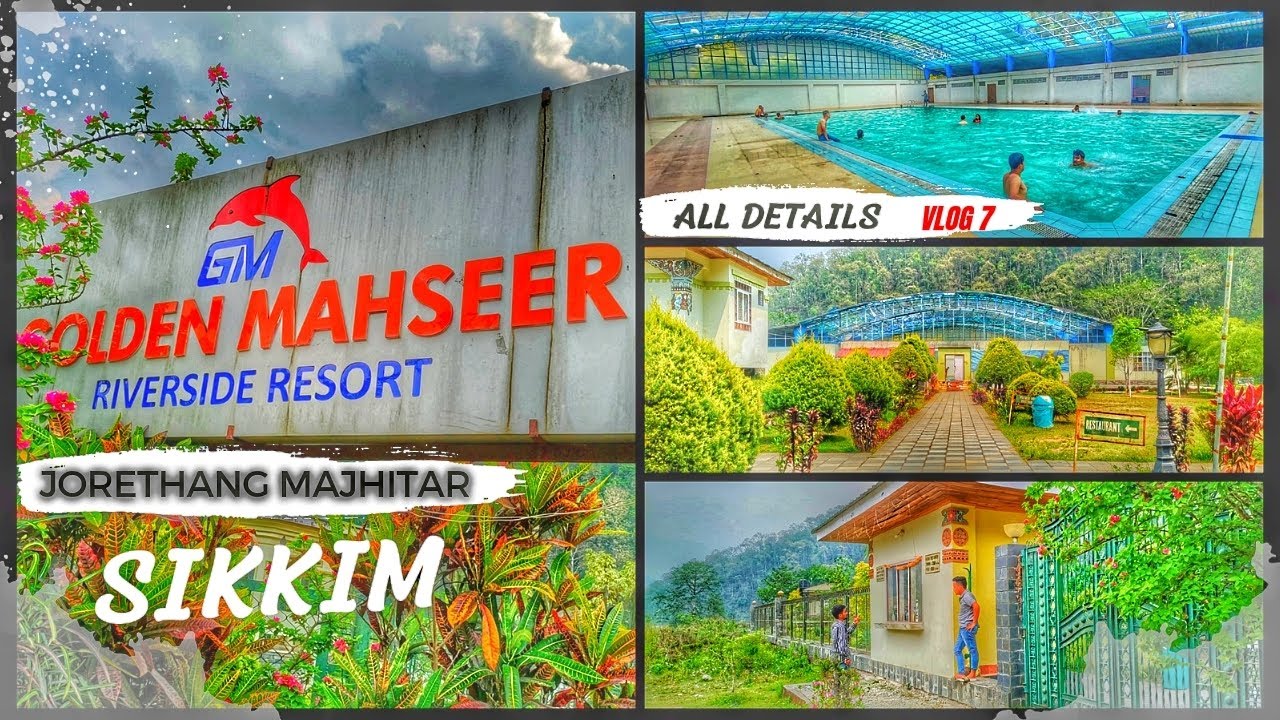 Cheapest Riverside Swimming Pool in Sikkim🏊 || जोरथाङ माझिटार रिसोर्ट ...