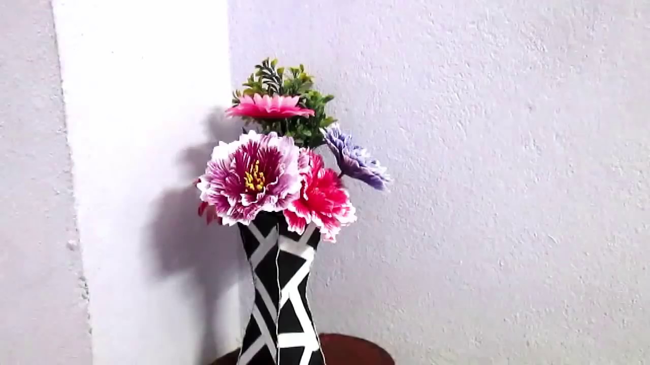 How To Make Cardboard Flower Vase DIY Cardboard Crafts YouTube How To Make Cardboard Flower Vase DIY Cardboard Crafts YouTube