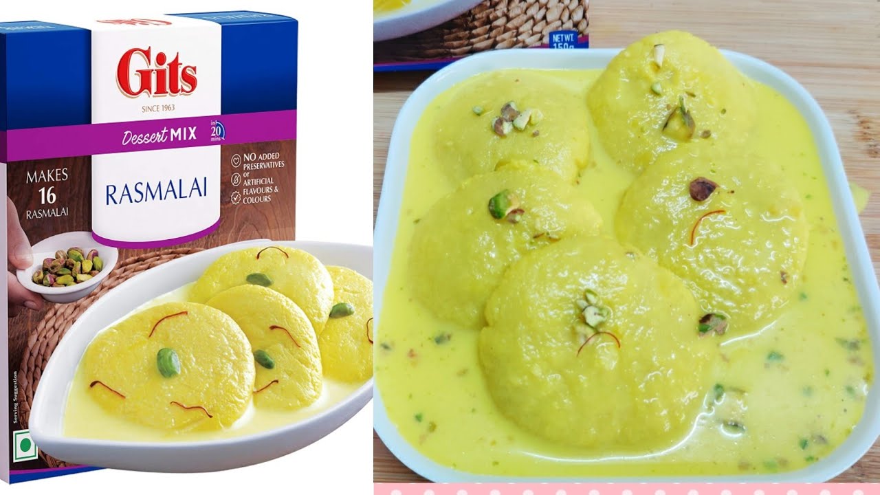 Gits Rasmalai recipe at home, Easy Rasmalai recipe, Gits Rasmalai ...