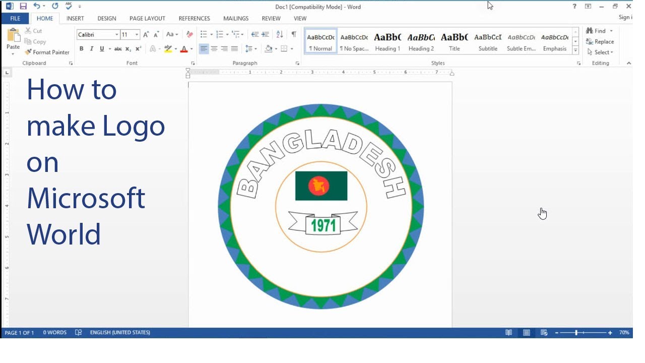 Microsoft World Logo Design - YouTube