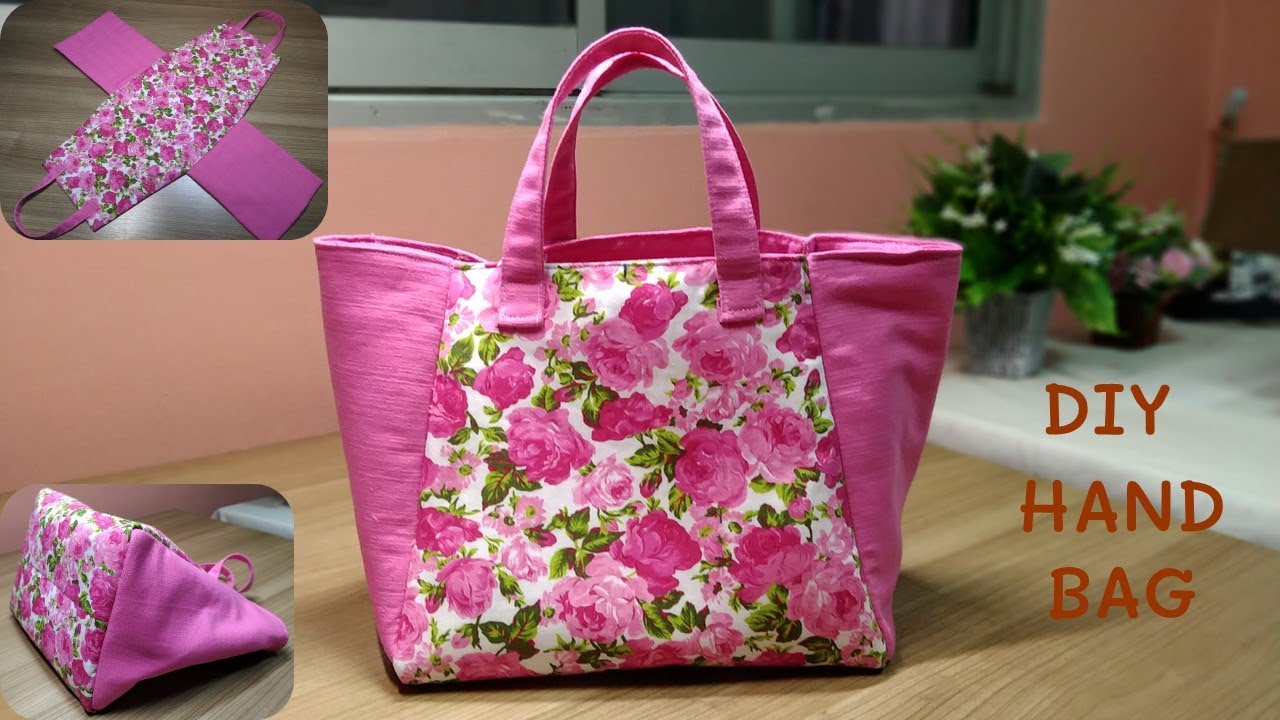 New! How to Make Hand Bag Tote Bag | Diy Hand Bag | Sewing Tutorial ...