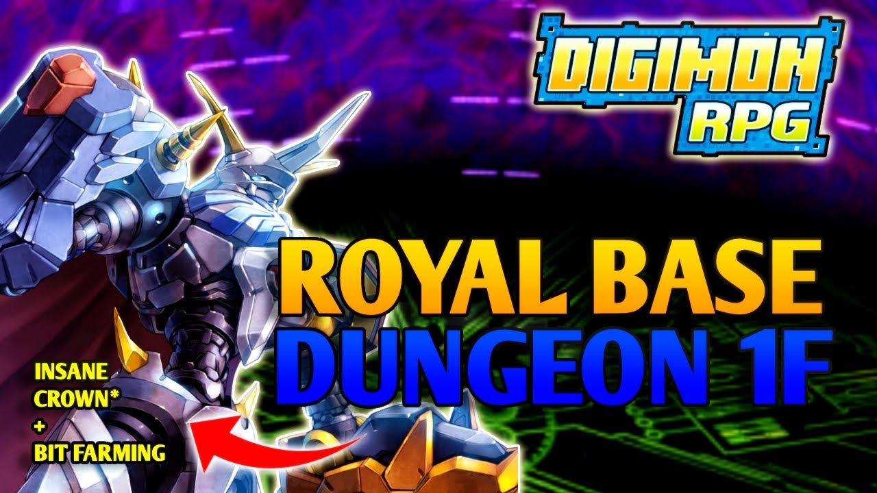 Digimon RPG Online - Royal Base Dungeon 1F - YouTube