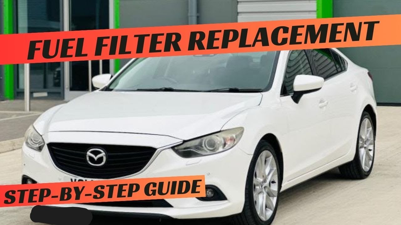 Mazda 6 2.2d SkyActive Fuel Filter replacement - YouTube