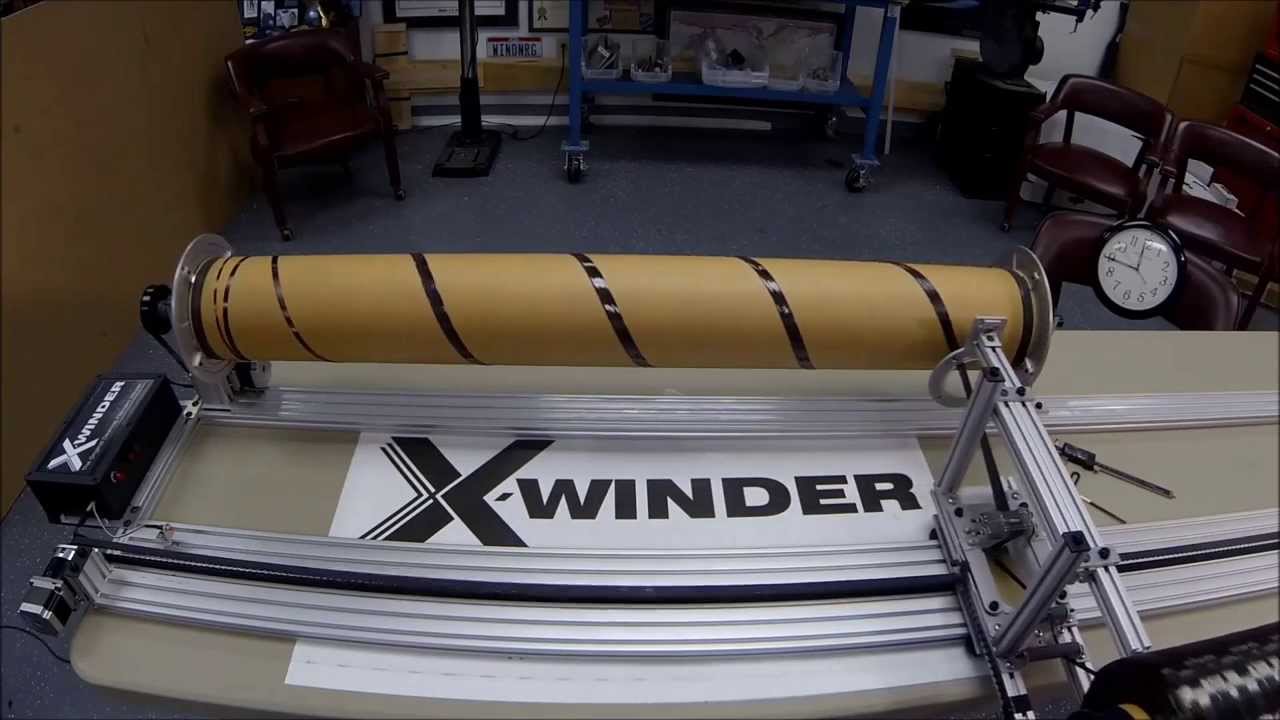 Filament Winder in Action - YouTube