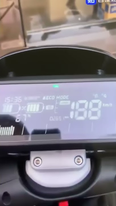 Niu NGT fitted with aftermarket FOC controller. 188km/h - YouTube