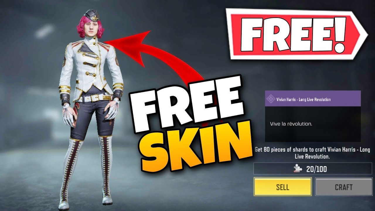 How to get free skin in codm! Vivian Harris - Long live revolution skin ...