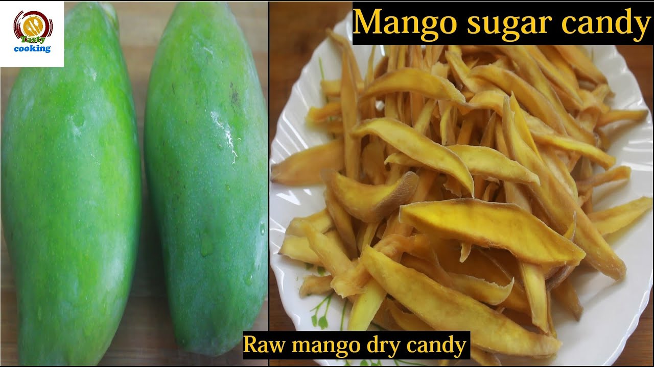 Mango sugar candy/Dried mango candy/Raw mango candy/raw mango recipe ...