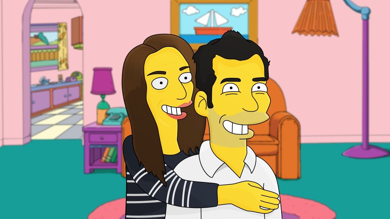 Portrait Preview - Simpsons Portrait #1 - Custom Order - YouTube