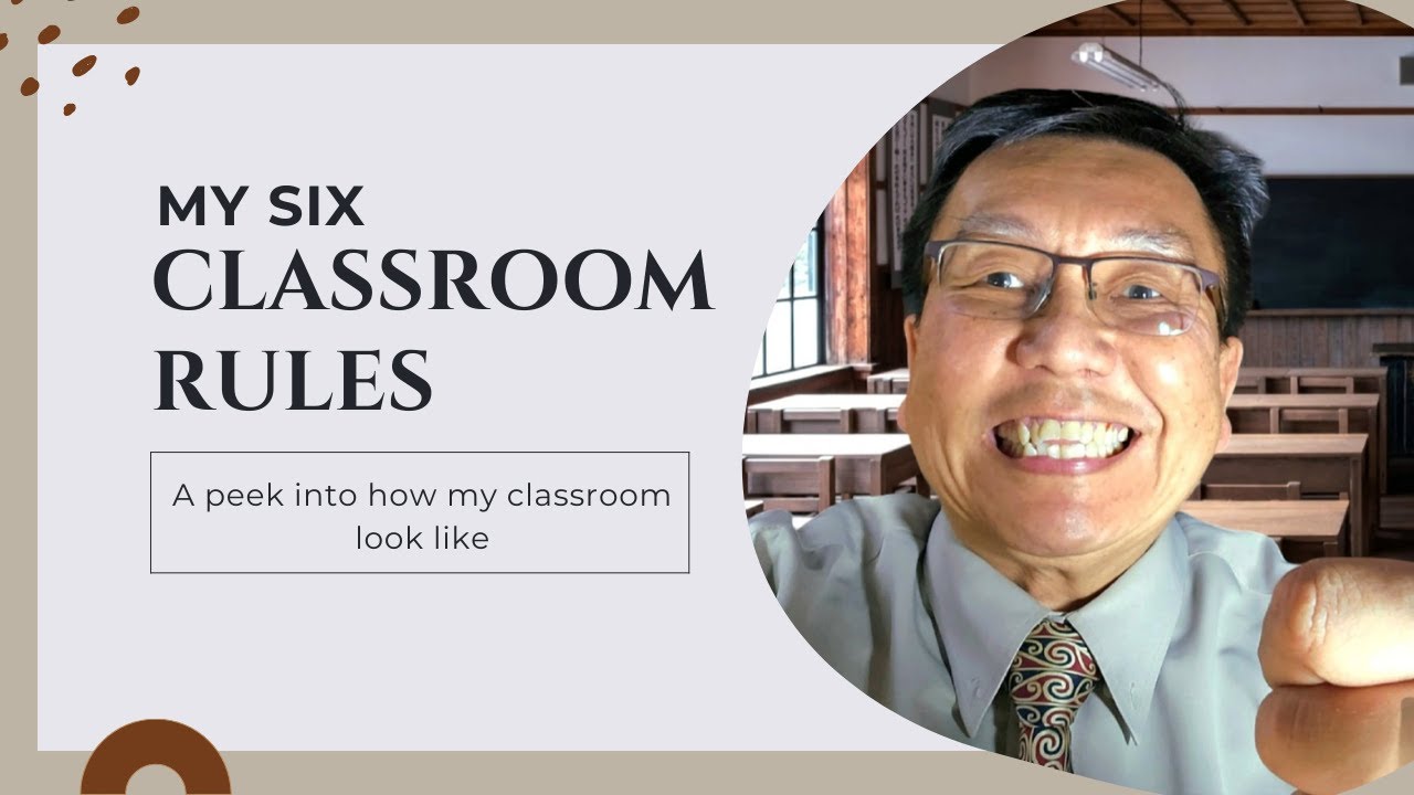 My Six Classroom Rules Plus Three No Nos - YouTube