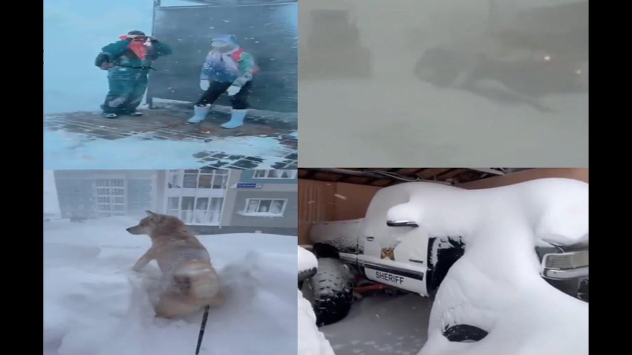 Sakhalin Russia Strongest Blizzard in history - YouTube