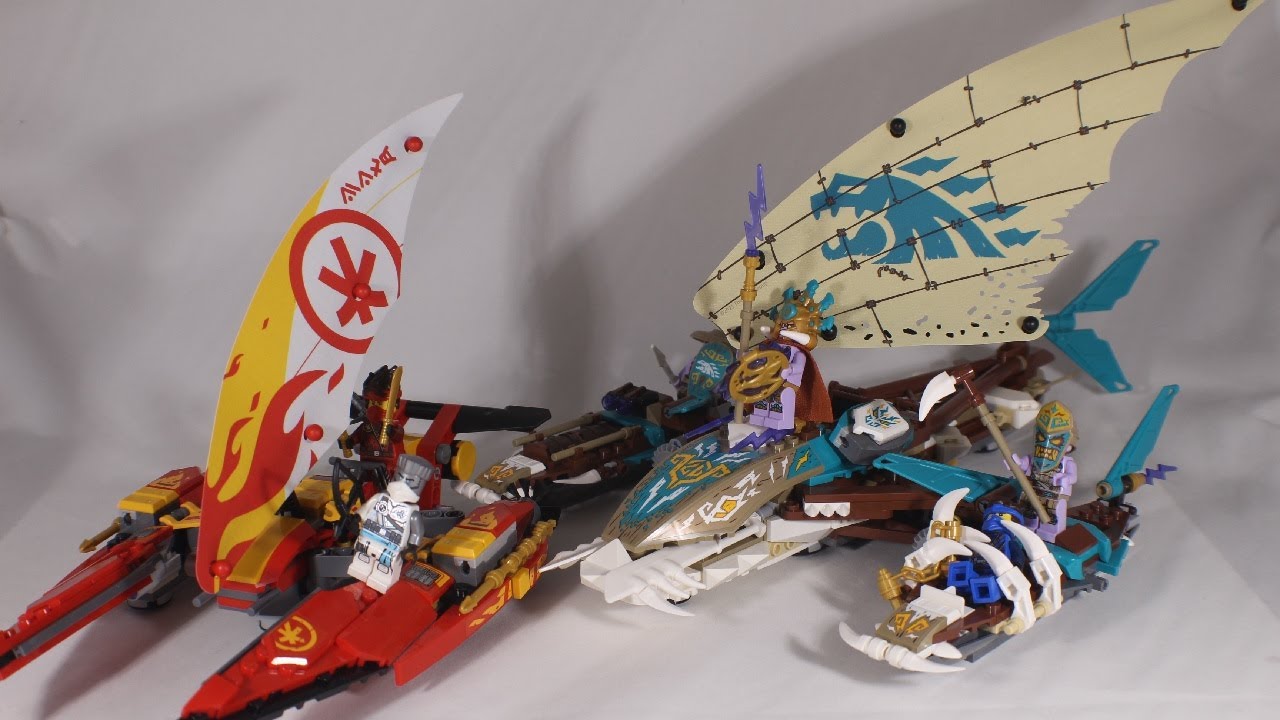 Lego Ninjago 71748 Catamaran Sea Battle Stop Motion Build - YouTube