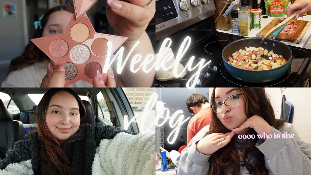 trying out new makeup, cooking and chatting | weekly vlog - YouTube