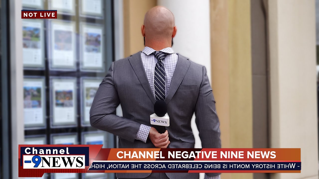 Backwards News Reporter - YouTube