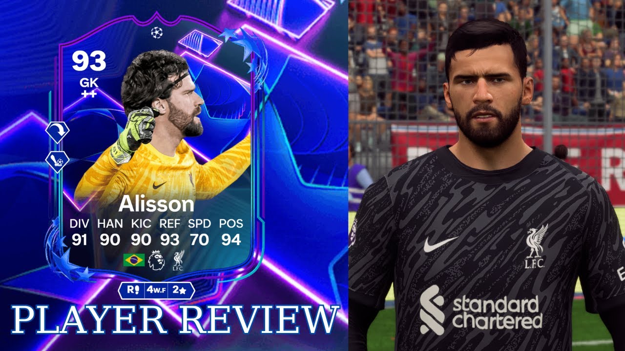 FOOTWORK!😁 93 DREAMCHASERS Alisson Player review - EA FC 25 - YouTube