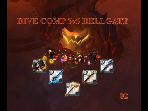 Dive Comp | Forge Hammers POV 02 | Albion Online Hellgates 5v5 - YouTube