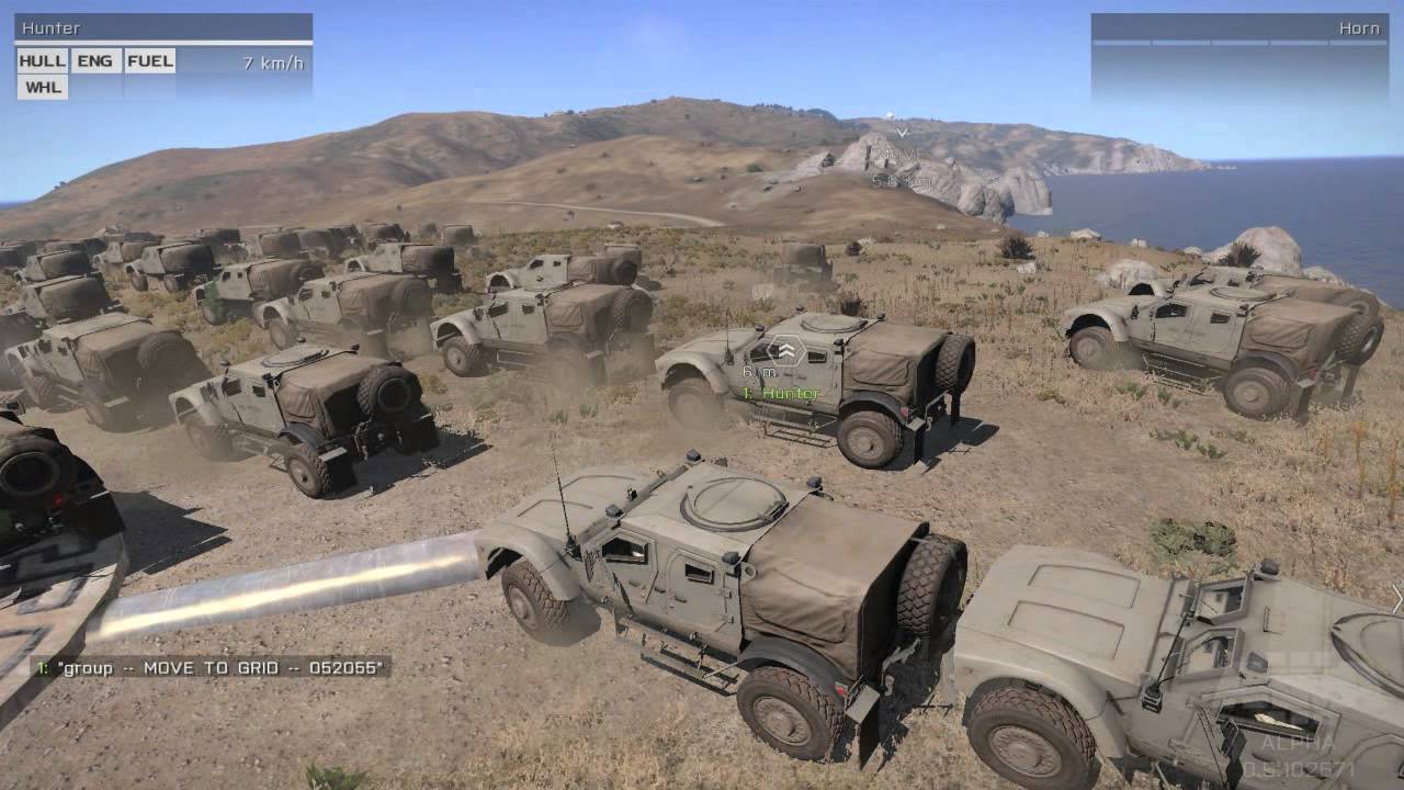 ARMA 3 Alpha EPIC RACE (75+ Vehicles!!!!) - YouTube