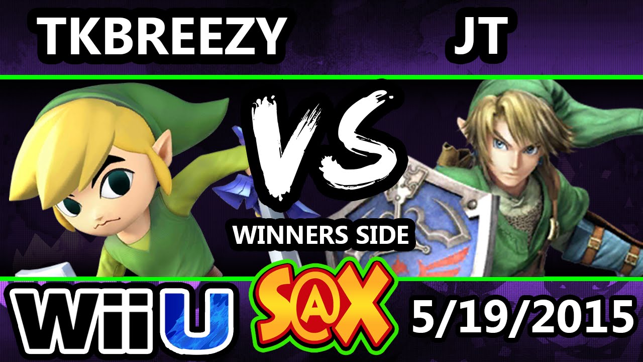 S@X - VGBC | TKbreezy (Toon Link) Vs. JT (Link) SSB4 Tournament - smash ...