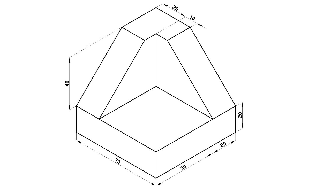 Engineering Drawing Isometric And Projection 28 - YouTube