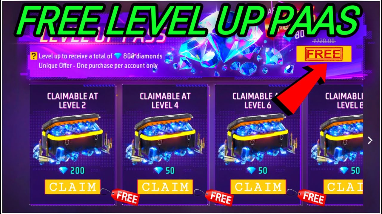 FREE LEVEL UP PASS ALL MEMBERS 😱 | LEVEL UP PASS FREE ME KAISE LE | FREE FIRE LELVEL UP PASS ...