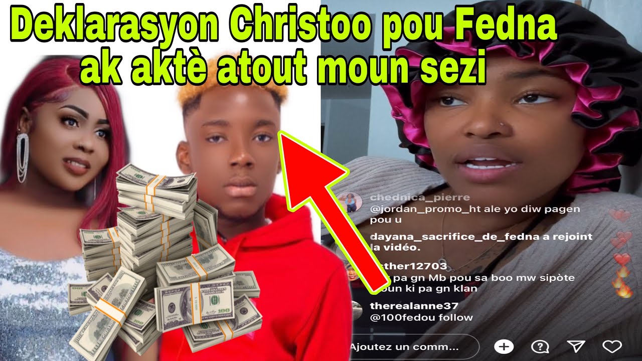 Win Christou deklare Fednaelle trop bon moun lap mouri pou li🤭😍li tou ...