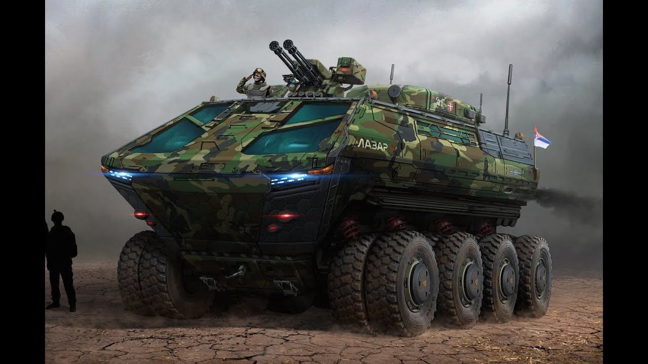 Unapređenje Lazar oklopnih vozila - Improvement of Lazar APC - YouTube