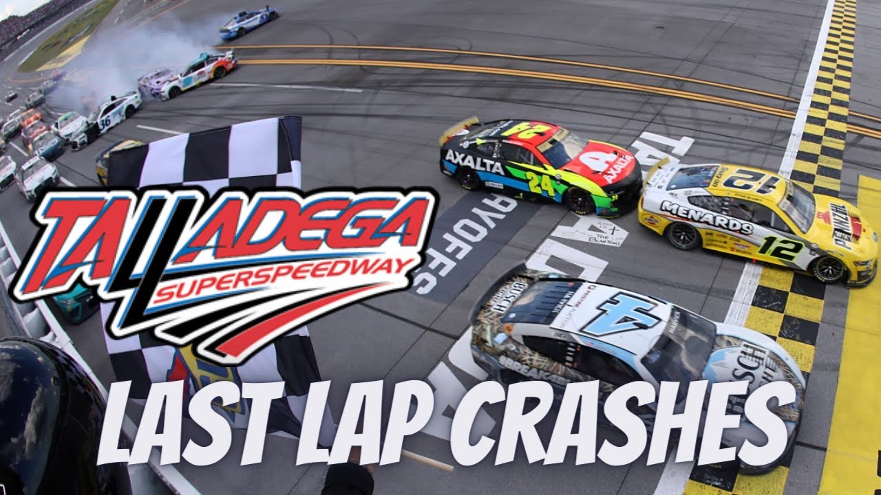 Worst Talladega Last Lap Crashes - YouTube