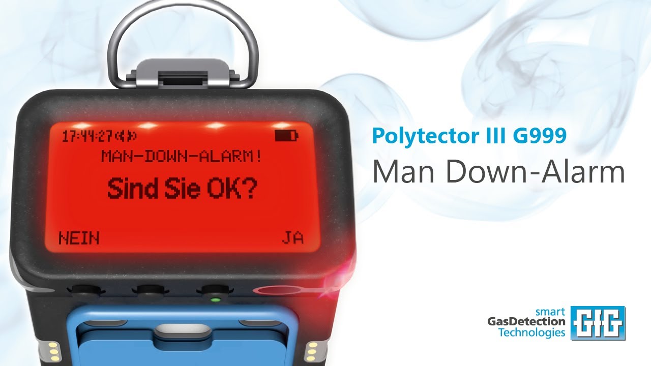 Polytector III G999 - Man Down-Alarm - YouTube