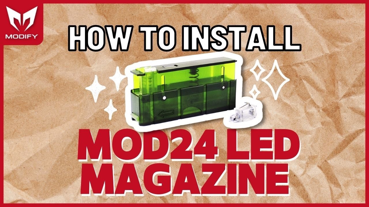 【Tutorial】How to install MOD24 LED magazine - YouTube