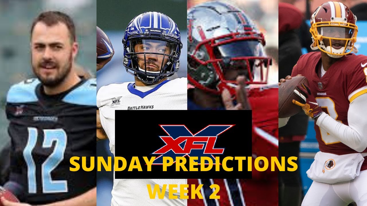XFL Week 2 Predictions Renegades vs Wildcats Battlehawks vs Roughnecks ...