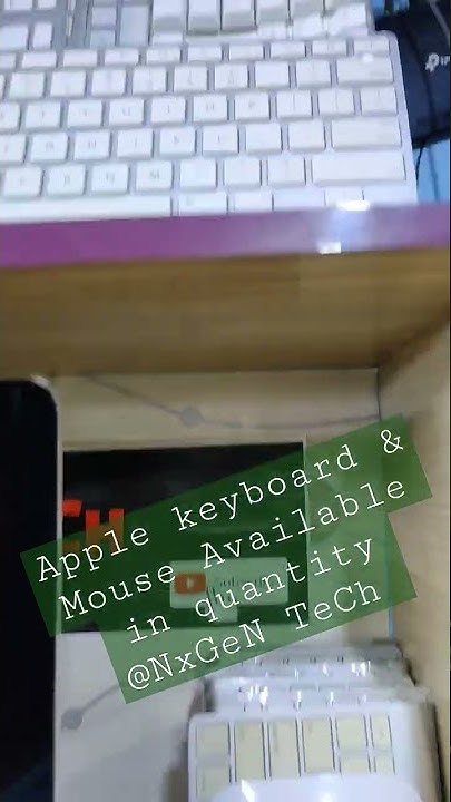 Apple Keyboard & Mouse Available in Quantity @NxGeN_TeCh - YouTube