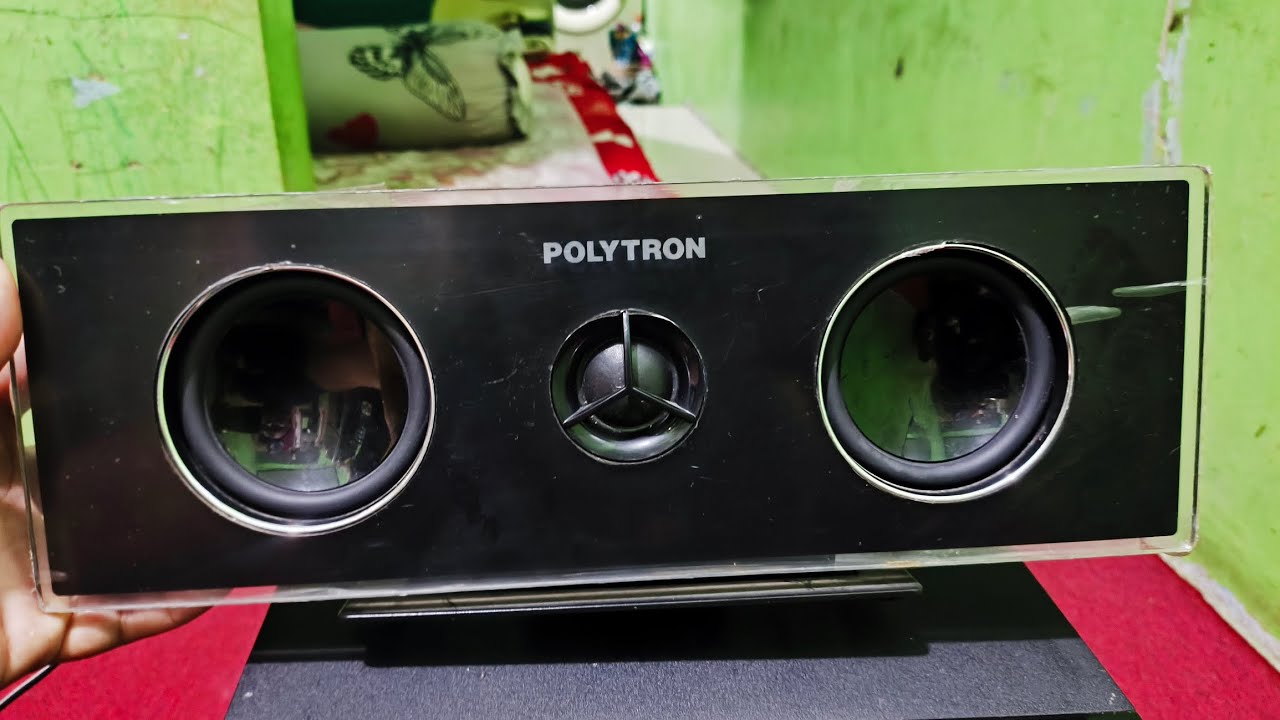 Speaker center polytron PHT 821L - YouTube