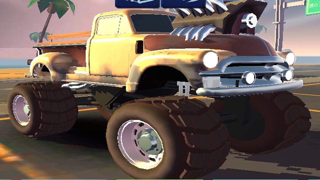 Mobil Monster Fudgezilla Stunt Car Extreme, Mobil Balap Rintangan Seru ...