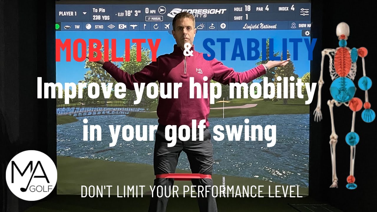 Improve your hip mobility in your golf swing. Bad hip mobility leads to ...