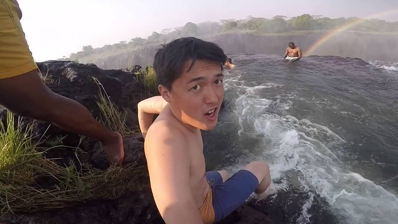 Victoria Falls Devils Pool - captured with GoPro - YouTube