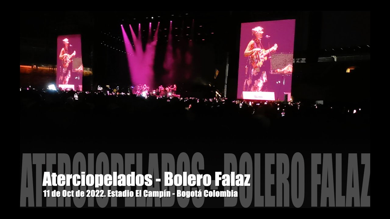 Aterciopelados - Bolero Falaz (live in Bogotá Colombia) - YouTube