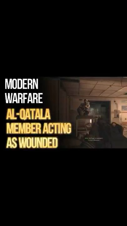 Al Qatala acting wounded 😲 #callofdutymodernwarfare modernwarfare2019 # ...