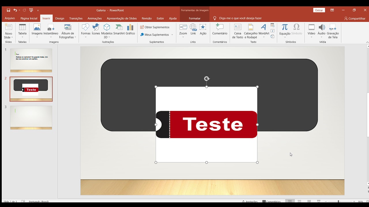 Função inserir do PowerPoint! - YouTube